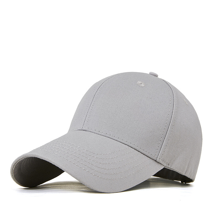 Big Size XL 59-62cm Plain Structured Baseball Cap Adjustable Hat for ...