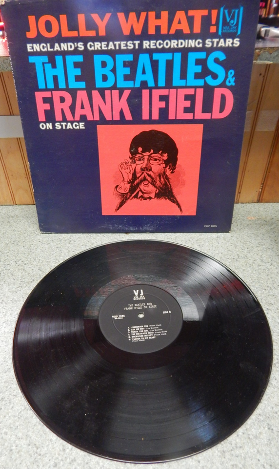 JOLLY WHAT! THE BEATLES & FRANK IFIELD ON STAGE RECORD VINYL ALBUM VJ ...