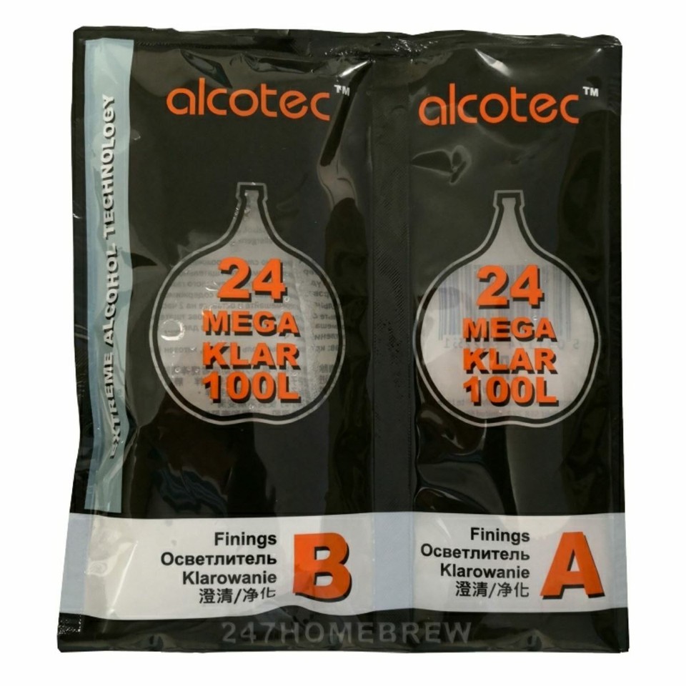 Alcotec Mega Pack 100L Turbo Yeast AND MegaKlar 100L 24hr Finings for 100L | eBay UK