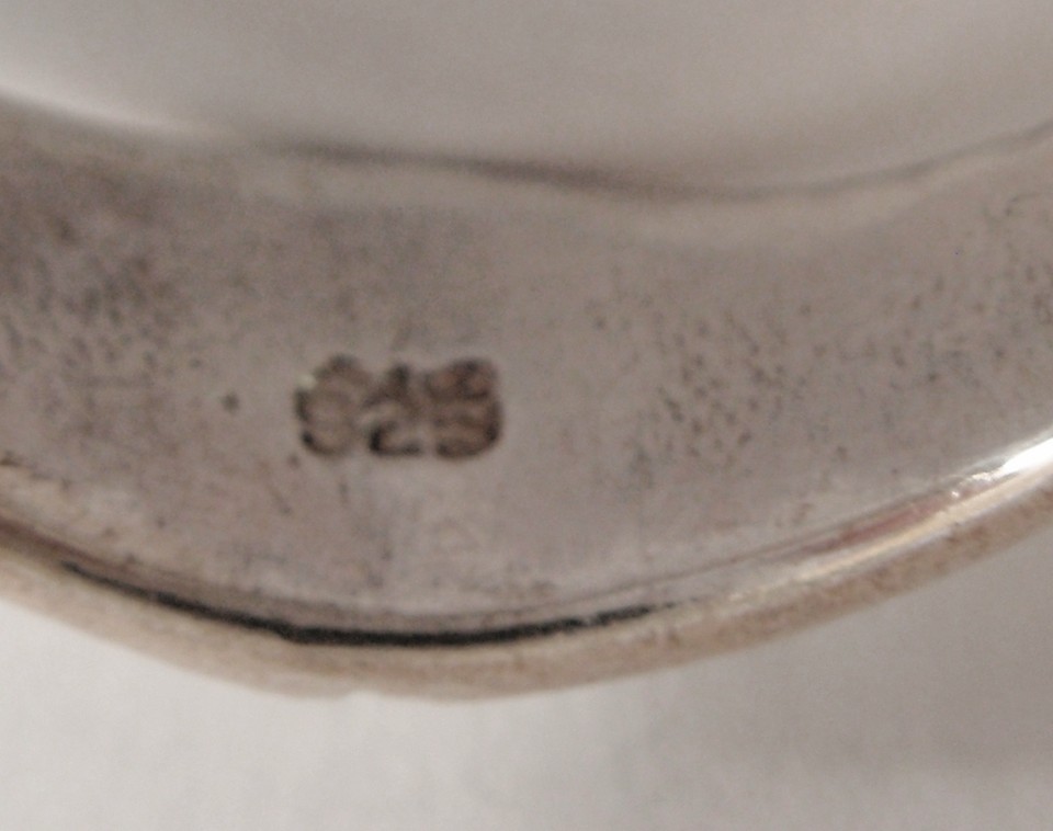 925 STERLING SILVER SHIELD RING - select your size | eBay