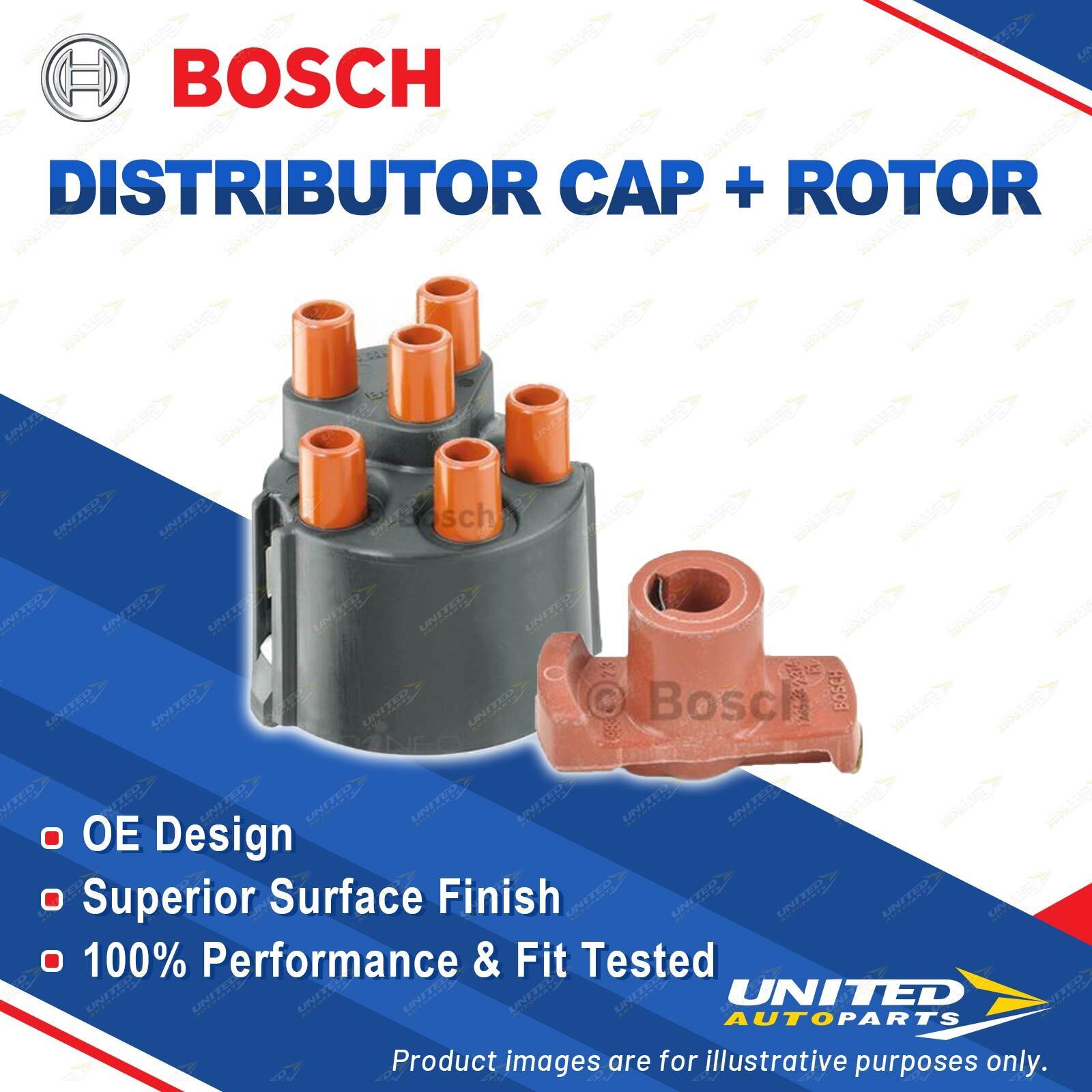 Bosch Distributor Cap Rotor for Audi 100 200 C3 C4 80 90 B3 B4 A6 C4 2. ...