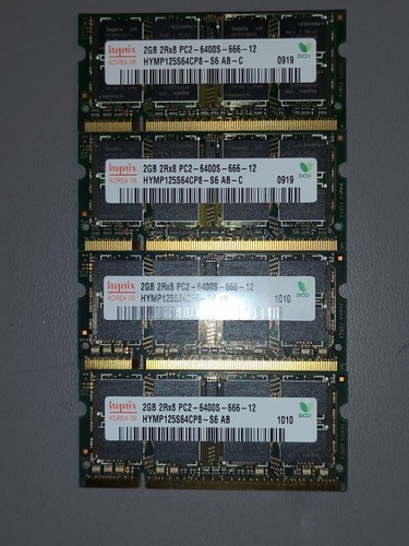 Hynix 8GB (4x 2GB) DDR2 PC2-6400S 200Pin SODIMM Laptop Memory | eBay