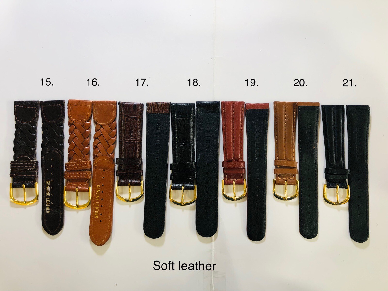 Quality Genuine Leather Watch Band 20 mm | eBay