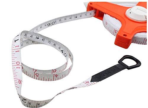 Open Reel Fiberglass Tape Measure Inch Metric Scale,330 Feet, 100 Meter ...
