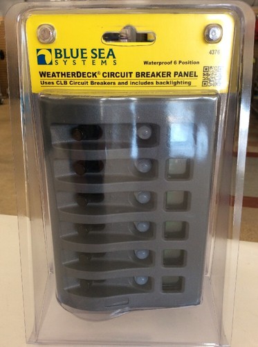 NEW Blue Sea Electric Switch Panel Power Distribution 12V 6-gang ...