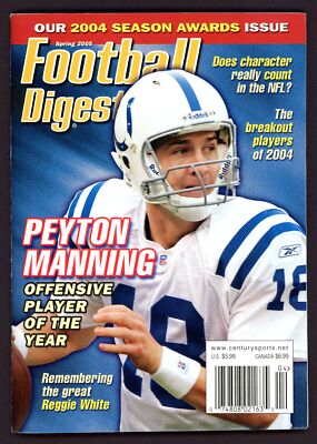 Football Digest March/Spring 2005 - Peyton Manning HOF 6 - EX/MT | eBay