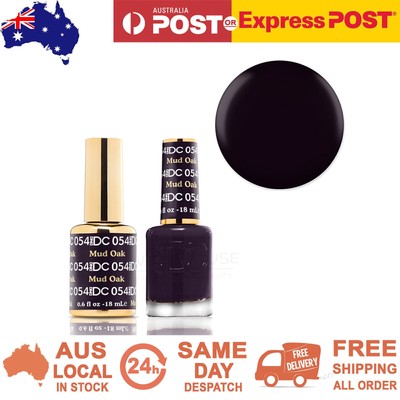 DND 054 Mud Oak - DC Collection Nail Gel & Lacquer Polish Duo 18ml ...