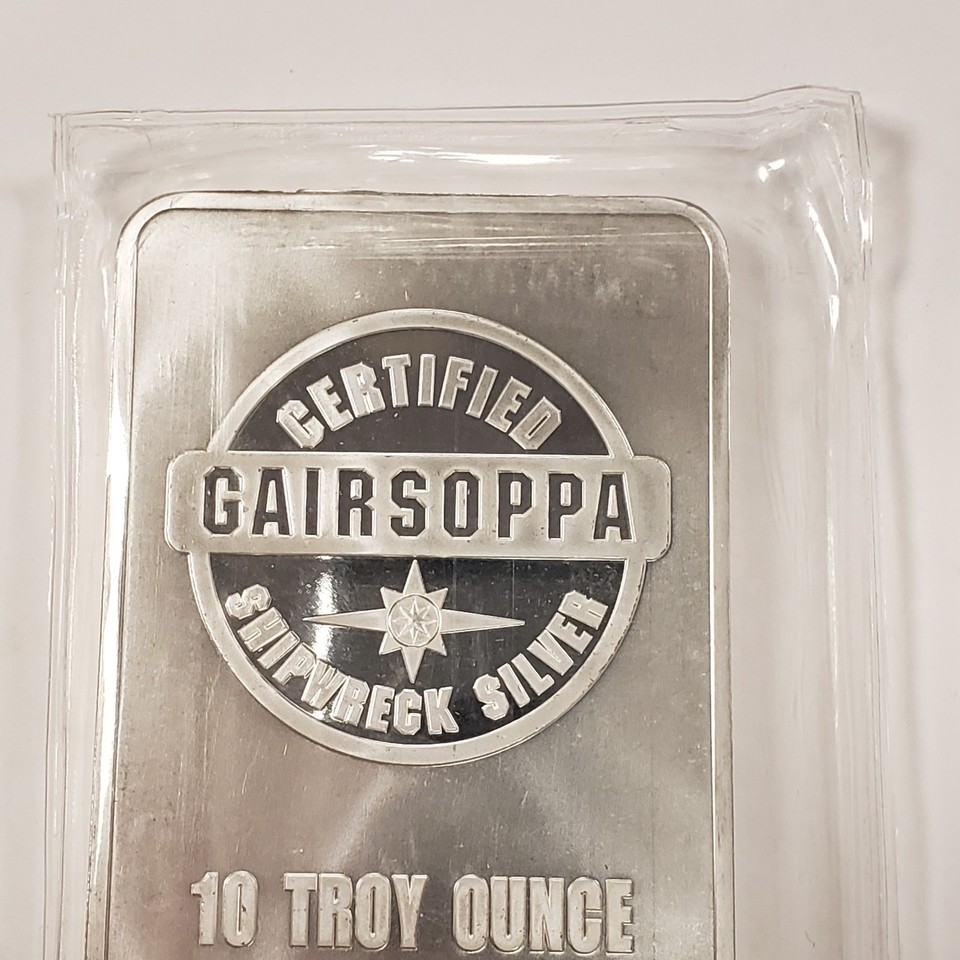 10 oz .999 Silver Bar - Certified SS Gairsoppa Shipwreck Silver - SKU ...