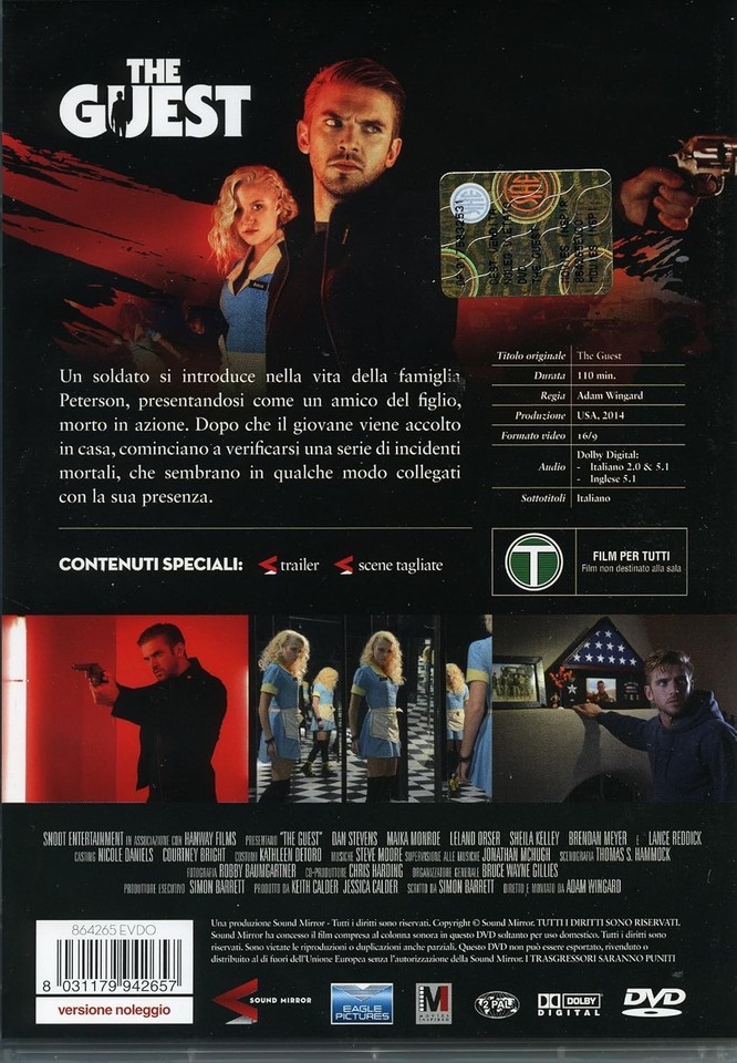 The Guest (DVD) Stevens Monroe Kelley Stevens,Monroe,Kelley (UK IMPORT ...