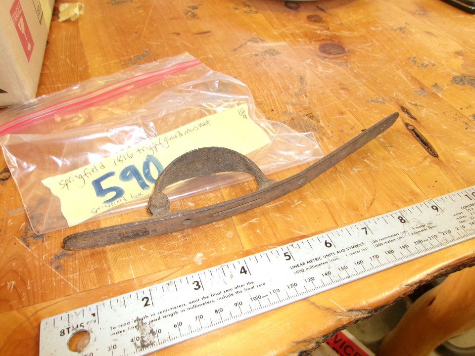 original Springfield 1816 musket steel trigger guard | eBay