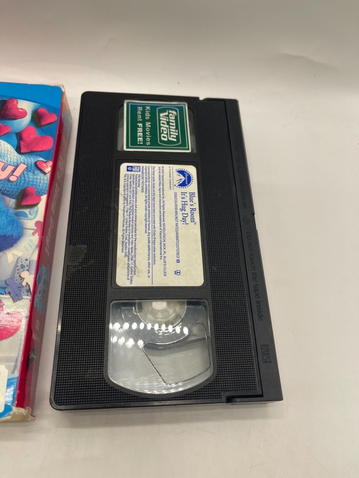 Blue’s Clues: Blue’s Room It’s Hug Day VHS 2005 Family Children Cartoon ...