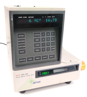 Mettler Toledo DA-310 Specific Gravity Density Meter compare DM45, DM40 ...