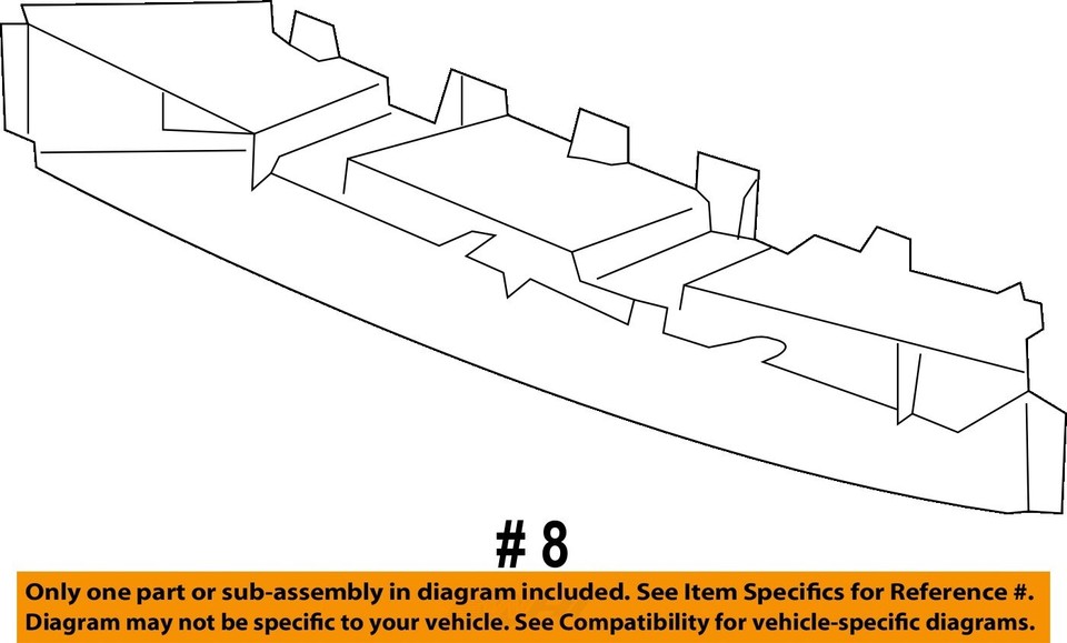 2015-2020 GMC Canyon Cooling Radiator Components Air Inlet Baffle ...