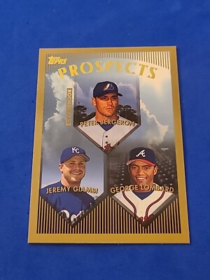 1999 Peter Bergeron - Jeremy Giambi - George Lombard ROOKIE Topps #207 ...