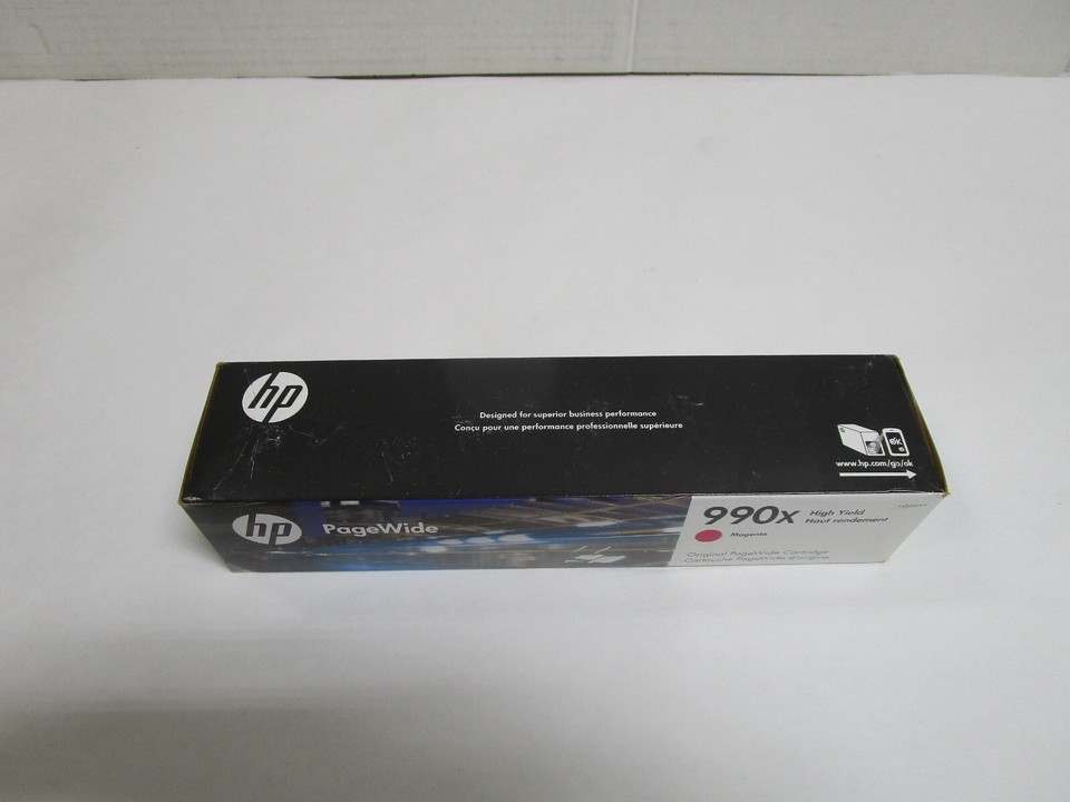 GENUINE HP 990X PageWide Cartridge High Yield MAGENTA M0J93AN EXP. 01/ ...