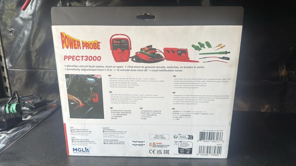 Power Probe PPECT3000 Short Open Circuit Finder Automotive Tester Tool ...