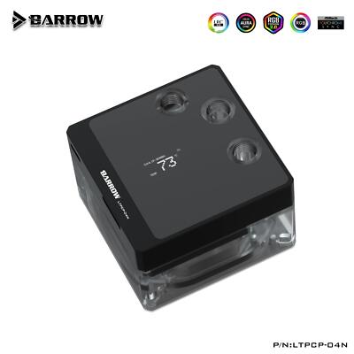 BARROW Water Cooling CPU Block Integrated Pump LCD Display for Intel ...