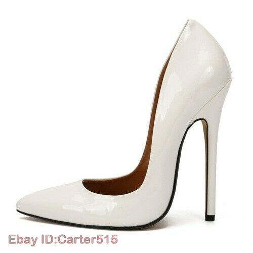 14CM Women High Heels Stiletto Heel Patent Leather Office Wedding Party ...