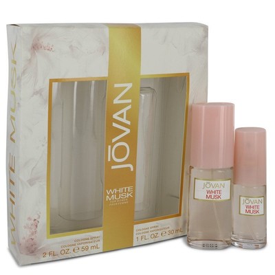 JOVAN WHITE MUSK Jovan Gift Set 2 oz Cologne + 1 oz Cologne / e 30 ml ...