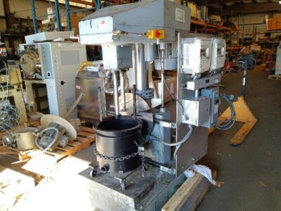 5 gallon MIXER COWLES JACKETED STAINLESS STEEL DISPERSER with SWEEP VML ...