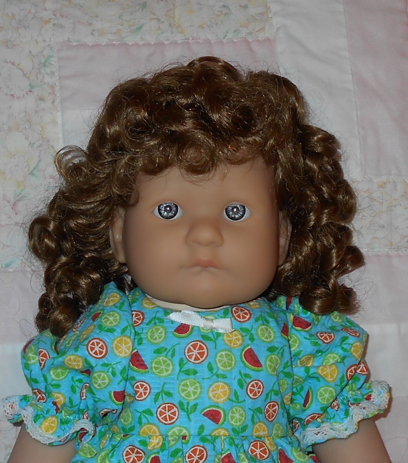 Kemper SHANNON Doll Wig SZ 12/13 LIGHT RED Full Head Ringlets & Curly ...