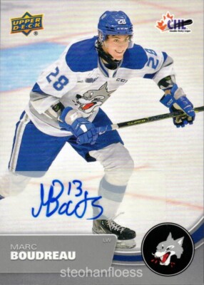 2021-22 Upper Deck CHL Auto Autograph #37 Marc Boudreau Sault Ste. Marie | eBay