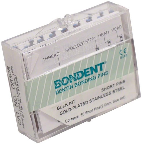 Coltene DB50S Bondent Dentin Bonding Pins Short Pins 50/bx 0.425x2 mm ...