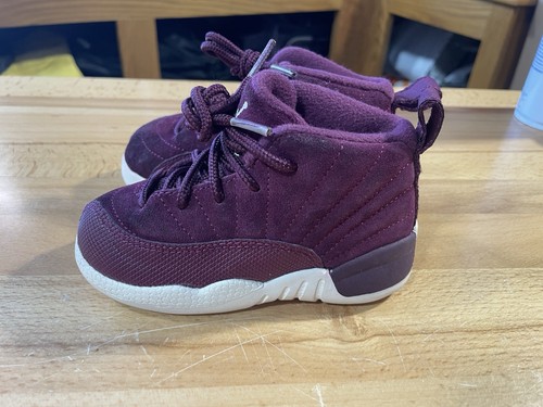 Jordan Retro 12 "Bordeaux" Toddler 7C hard to find! For Boy or girl | eBay