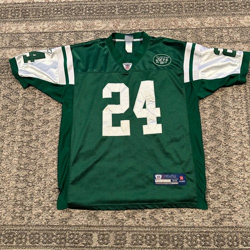 Reebok NFL On Field Jersey New York Jets Darrelle Revis Green size 48 ...