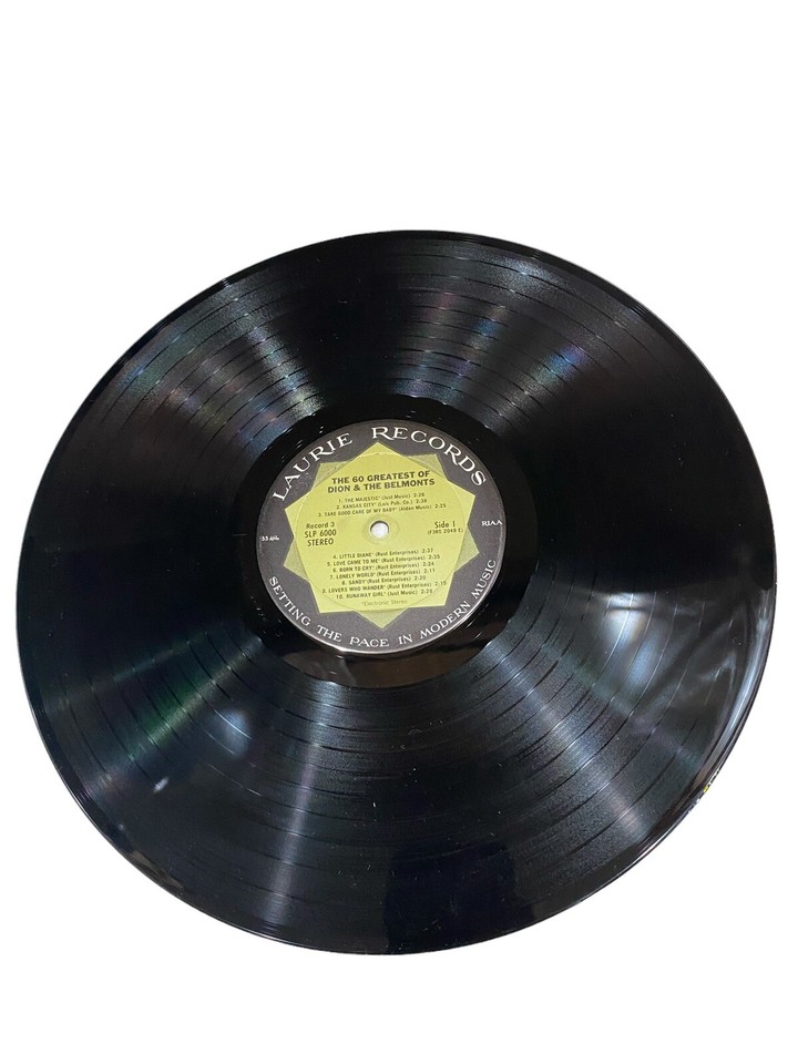DION AND THE BELMONTS -(3 LP BOX SET)- 60 GREATEST OF DION AND THE ...