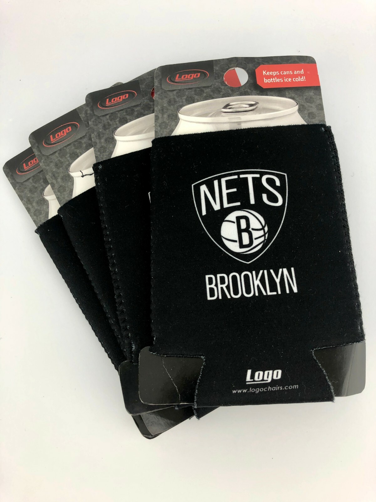 NBA Brooklyn Nets Logo Can Bottle Beer Soda Cooler / Coozie Set of 4 | eBay