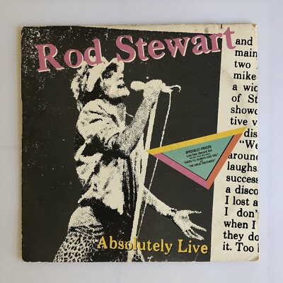 1982 Vintage Rod Stewart Absolutely Live Double Vinyl LP 12” | eBay