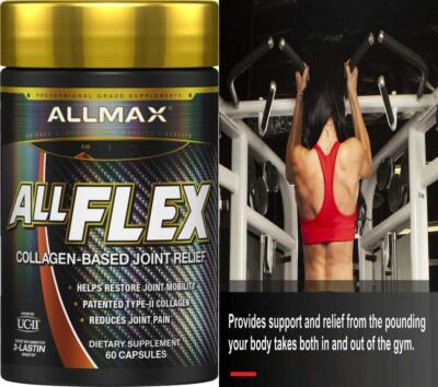 ALLMAX Nutrition AllFlex Collagen-Based Joint Relief, 60 Capsules | eBay
