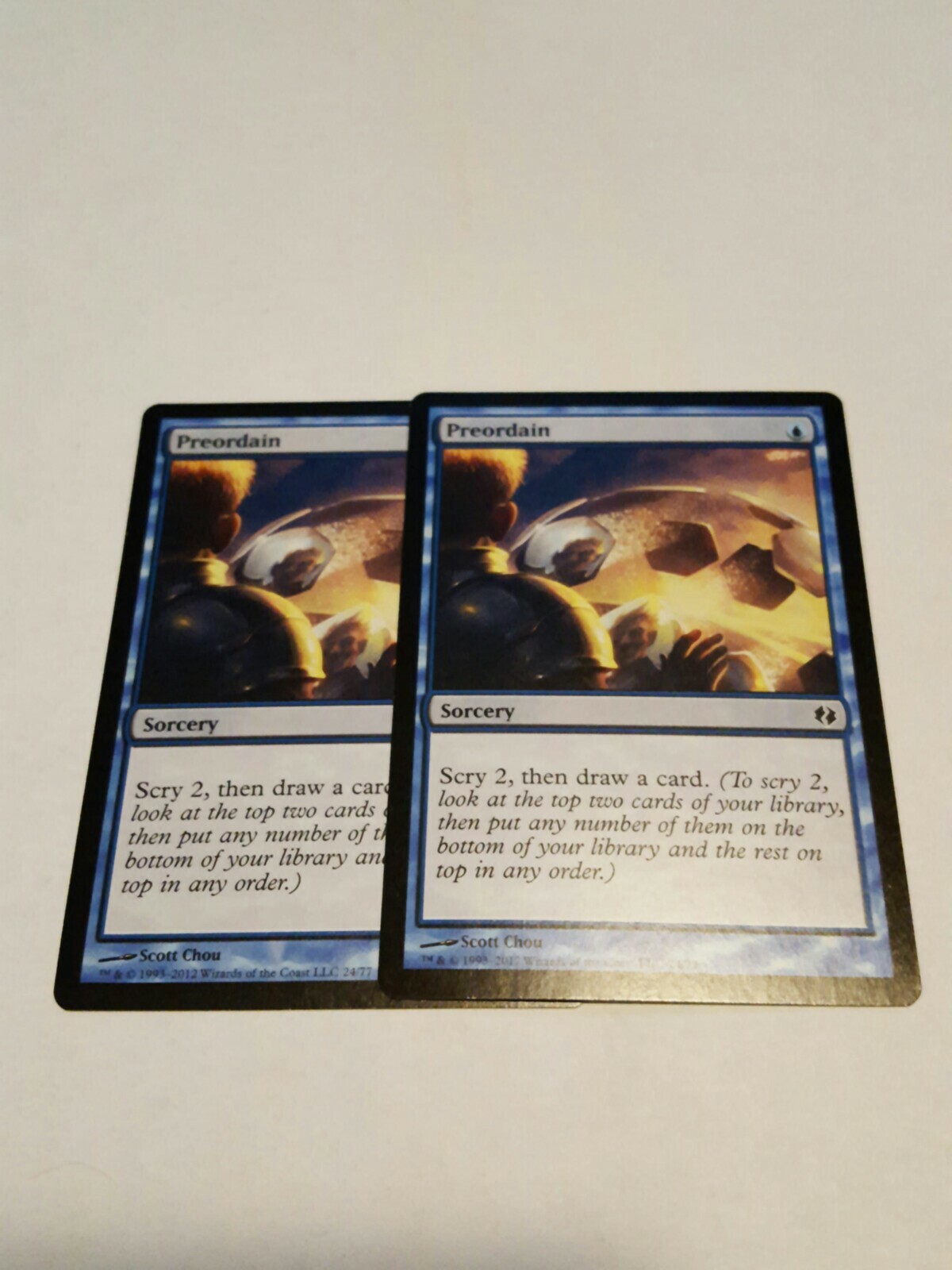 Preordain x2 Venser vs. Koth 2x Magic the Gathering MTG - j8 | eBay