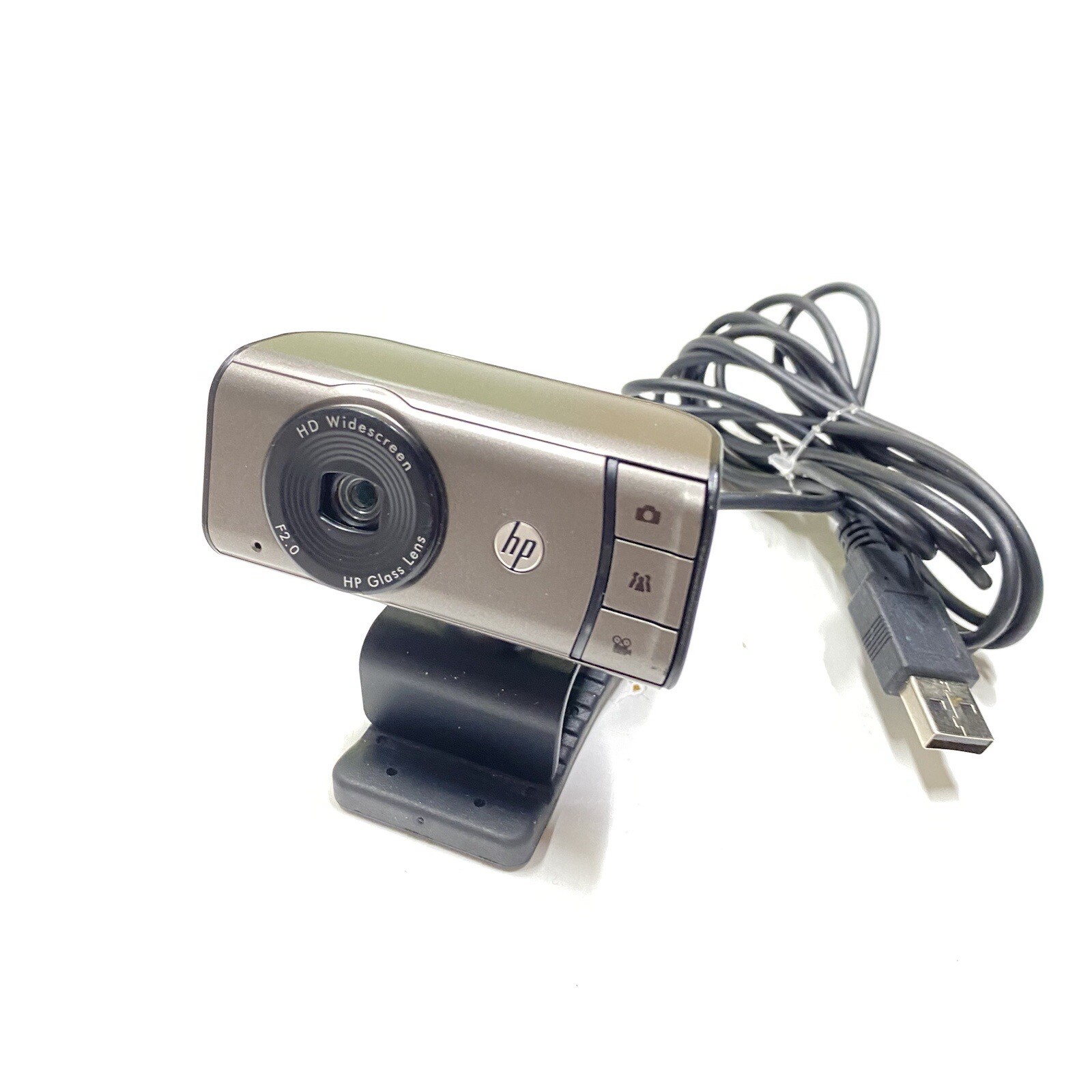 HP HD Widescreen F2.0 Glass Lens Webcam Clip Mount for sale online | eBay