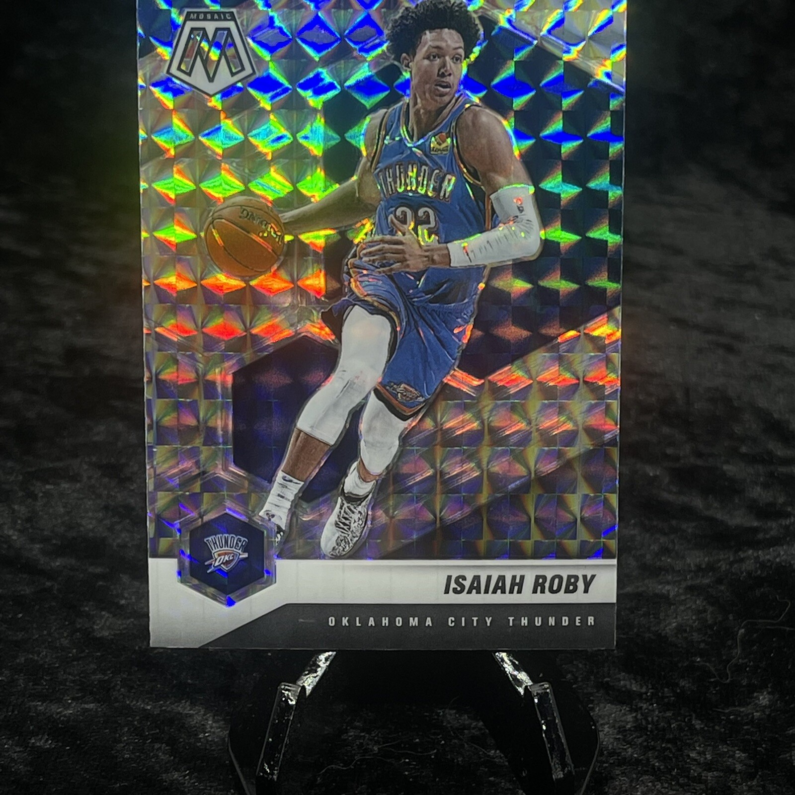 2020-21 Panini Mosaic NBA Isaiah Roby Silver Prizm #24 | eBay