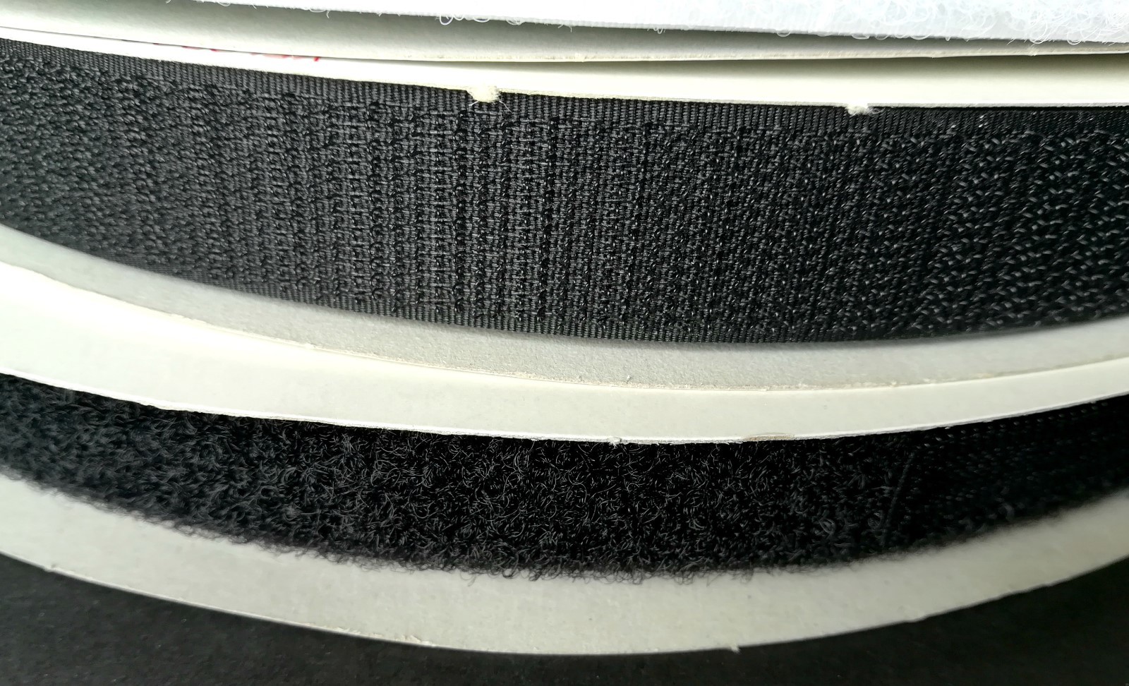 VELCRO® Brand 20mm. Black or White. Hook & Loop Tape. 'IRON ON' Self ...