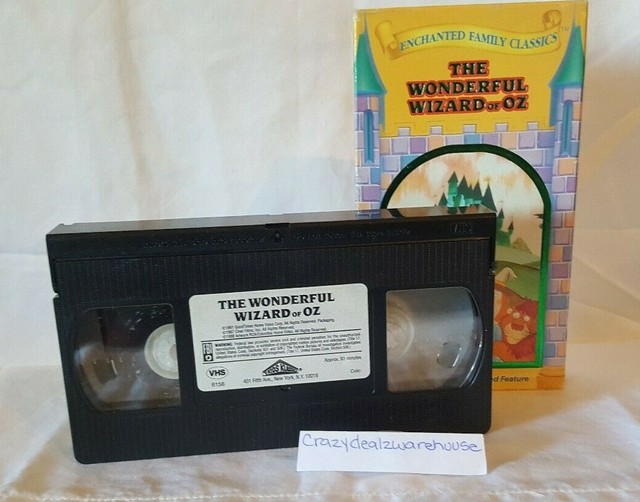 The Wonderful Wizard of Oz Animated VHS Video Tape 1987 Cinar Kids ...