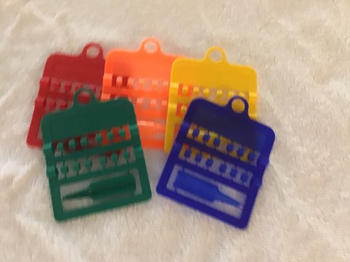 Canary bird rings leg bands split 96 rings in 8 Cards mx colours 3mm ...