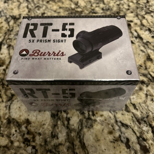 Burris RT-5 5x25mm Prism Sight Illuminated Ballistic 5X Reticle, Black ...