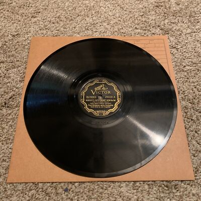 78 RPM Record Whiteman Teagarden Nobody's Sweetheart Hot Jazz Victor ...