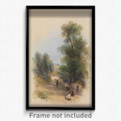 Thomas Creswick - The Well of St. Keyne Print 11x17 Art Poster | eBay