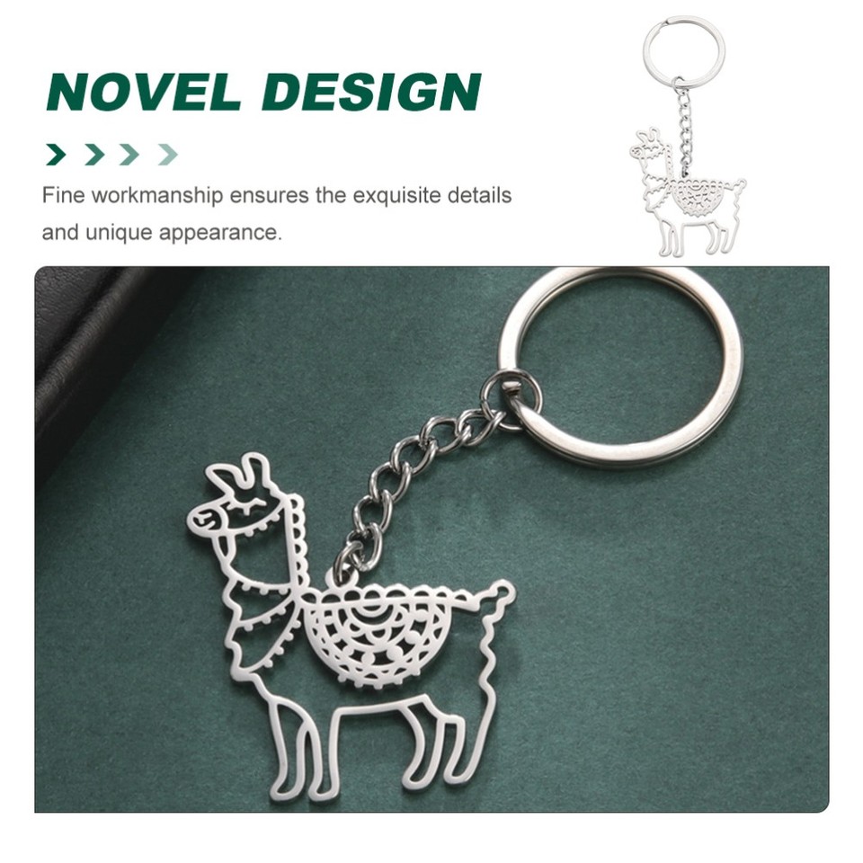 Unique Alpaca Key Decor Alpaca Key Chain Hanging Pendant Bag Charm ...