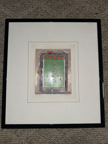 Charles FAZZINO Original 3D Serigraph "I Love Football!" Signed Ltd. | eBay
