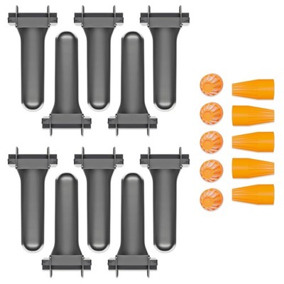 10 Pack Direct Bury Waterproof Wire Splice Kit, Wire Nut Electrical ...