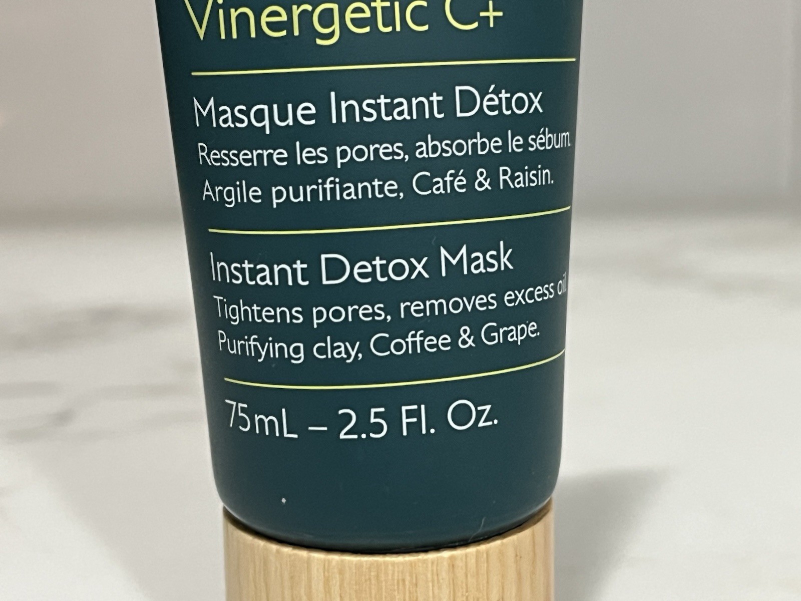 Caudalie Vinergetic C+ Instant Detox Mask - 75ml/2.5fl.oz. NO SEAL OR ...