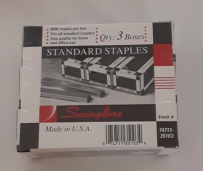 Swingline Standard Staples SF-1 Sharp Point Made In The USA 5000 Per ...