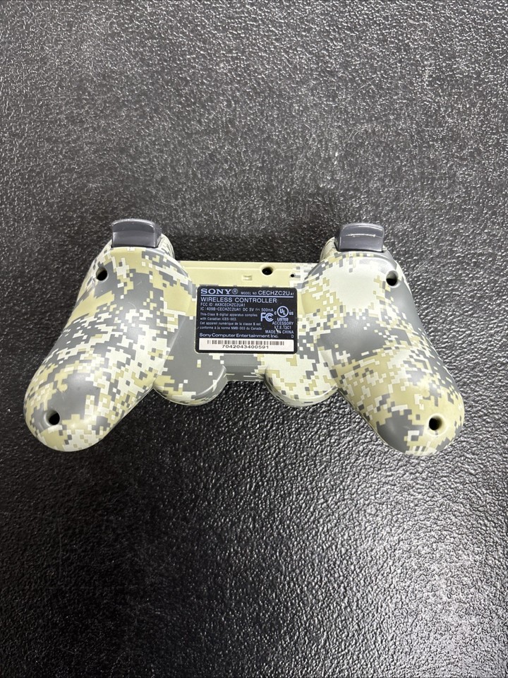 Authentic Sony PlayStation 3 PS3 Urban Camo OEM Dualshock Sixaxis ...