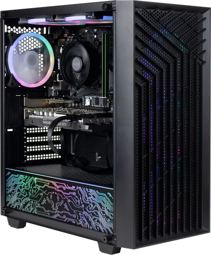 XUM Gaming PC Spartan AMD Ryzen 5 Computer RTX 3050 16GB RAM 512GB SSD ...