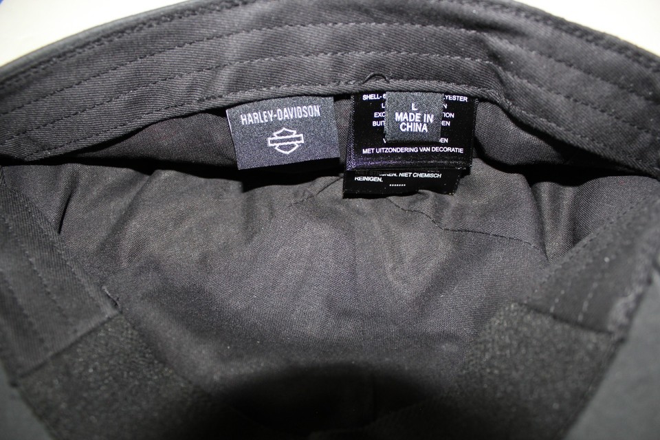 Harley Davidson Motorcycles Flame Logo Dark Gray Ivy Flat Cap Hat Biker ...